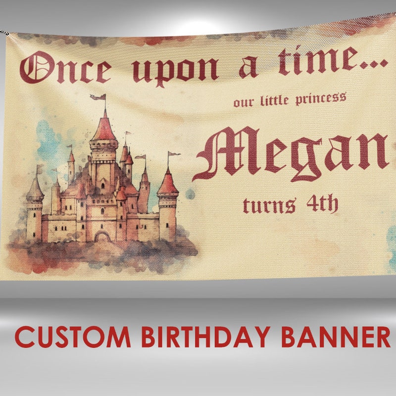 Once Upon a Time Backdrop - Etsy