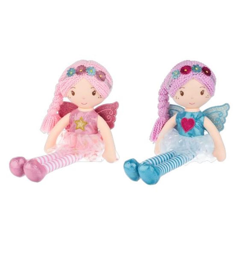 Fairy Plush Doll With Glittering Wings and Tutu Dress for Birthday ...
