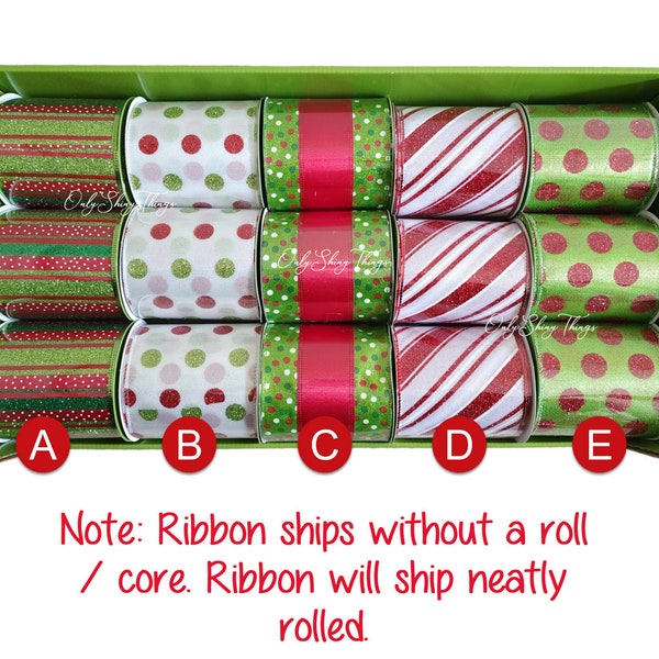 Christmas Wreath Red and Lime Green - Etsy