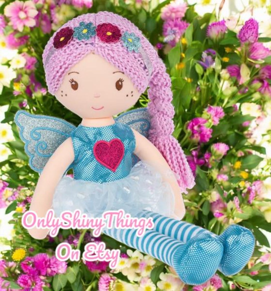 Fairy Plush Doll With Glittering Wings and Tutu Dress for Birthday ...