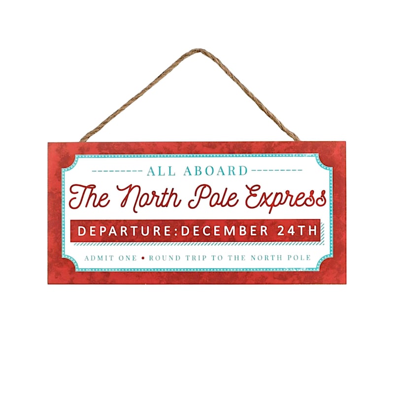 Polar Express Sign - Etsy