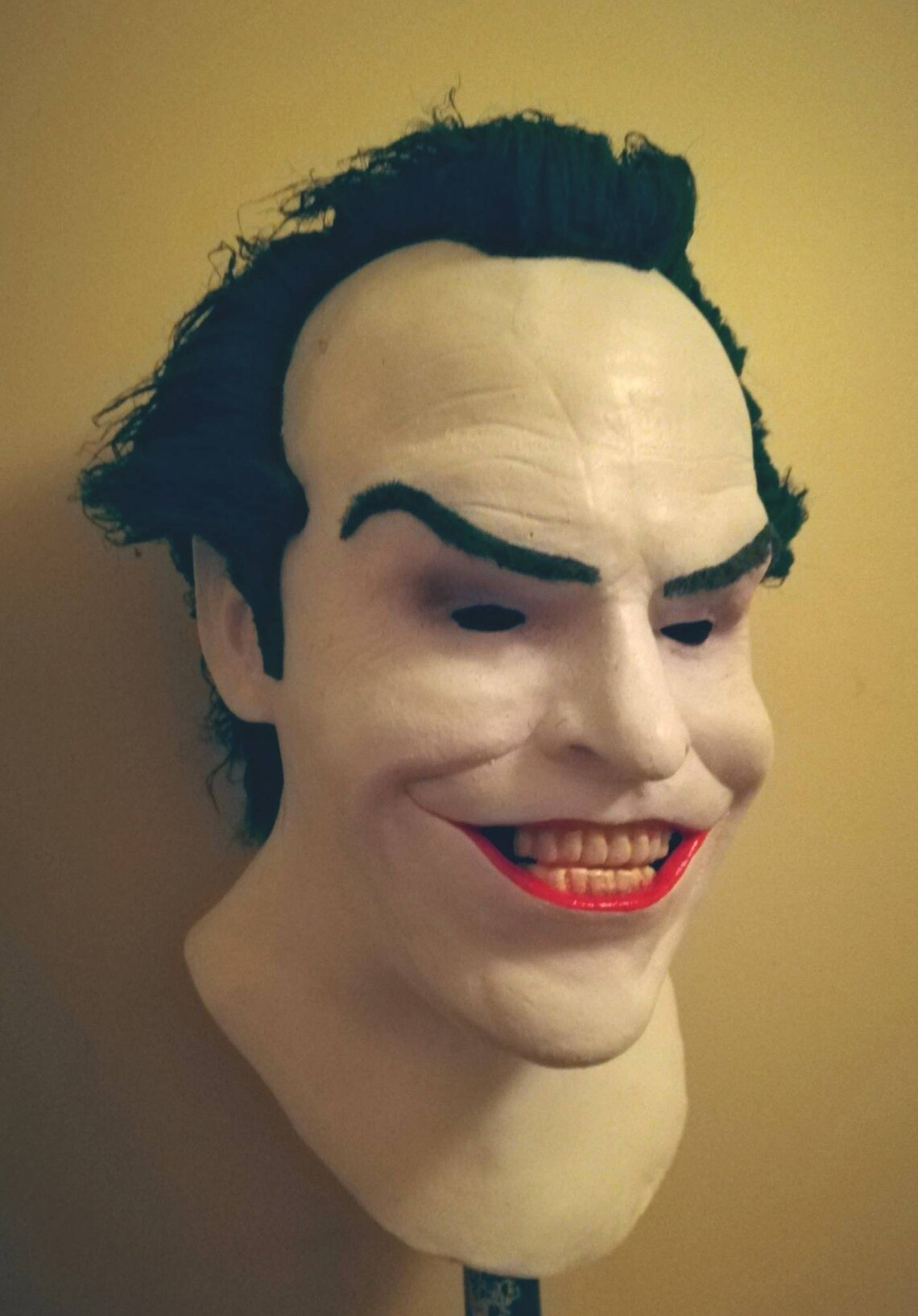 Joker Jack Nicholson Latex Mask Movie Memorabilia Halloween - Etsy