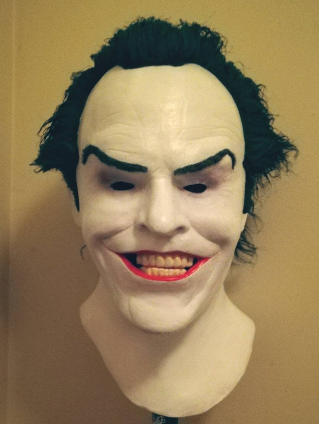 Joker Jack Nicholson Latex Mask Movie Memorabilia Halloween - Etsy
