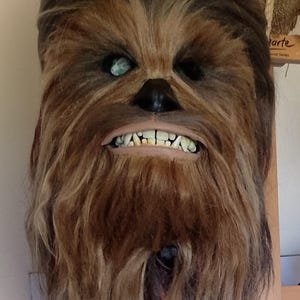 Chewbacca Mask Realistic Cosplay Halloween Prop Bust Adult Head - Etsy