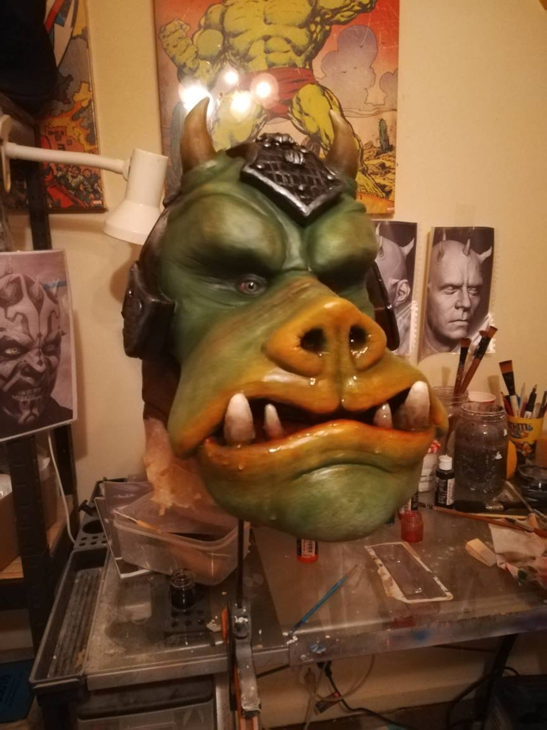 Gamorrean Guard Latex Mask Cosplay Costume Halloween Prop Bust Adult ...
