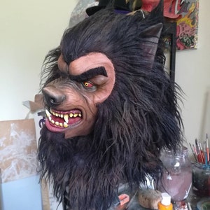 Goosebumps Scary Werewolf Latex Mask Halloween Horror Cosplay Costume ...
