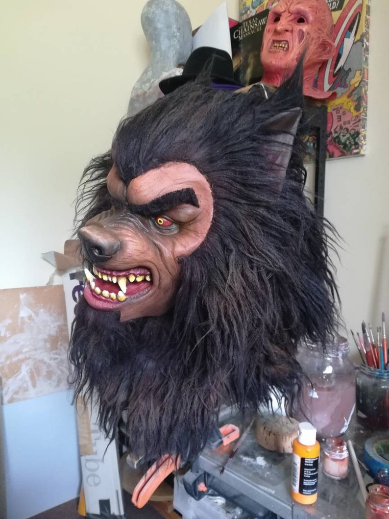 Goosebumps Scary Werewolf Latex Mask Halloween Horror Cosplay - Etsy