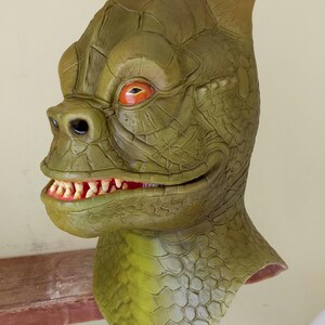 Bossk Reptilian Mask Cosplay Costume Halloween Prop Bust Adult Full ...