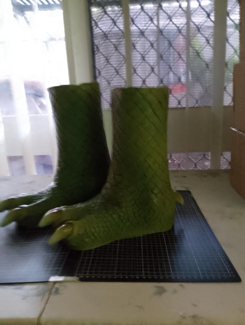 Bossk Reptilian Feet Cosplay Costume Halloween Adult Shoe Size up to 13 ...