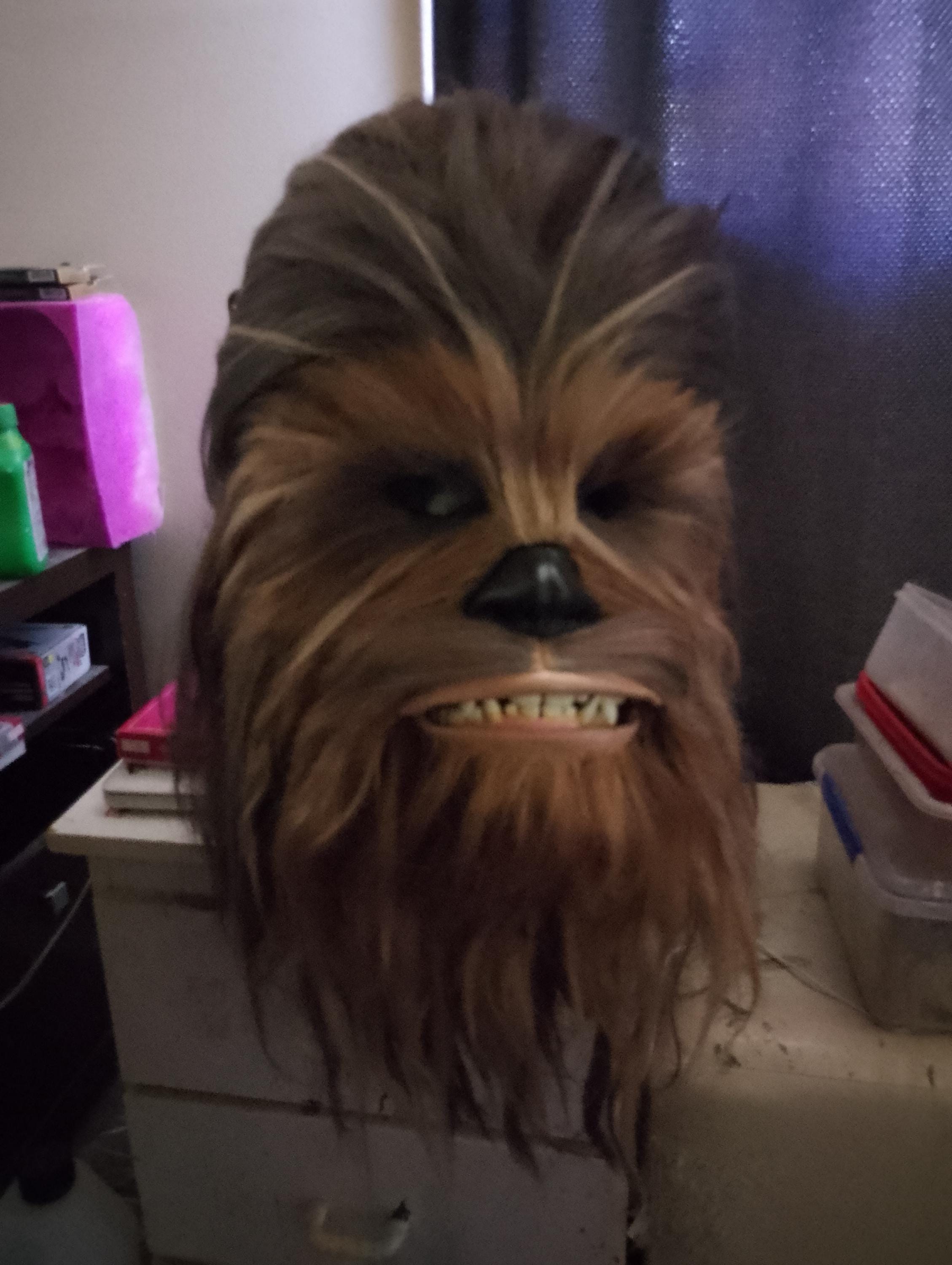 Realistic Chewbacca Mask, Wookiee Cosplay Head, Star Wars Inspired ...