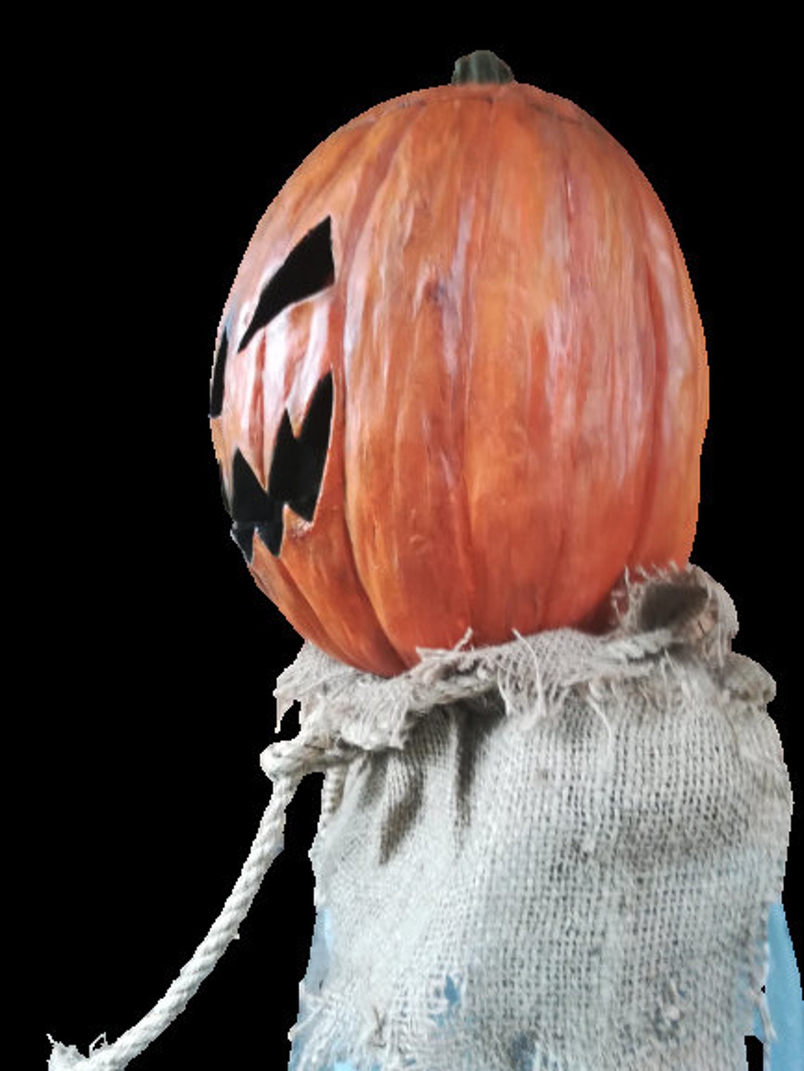 Pumpkin Head Mask | Etsy