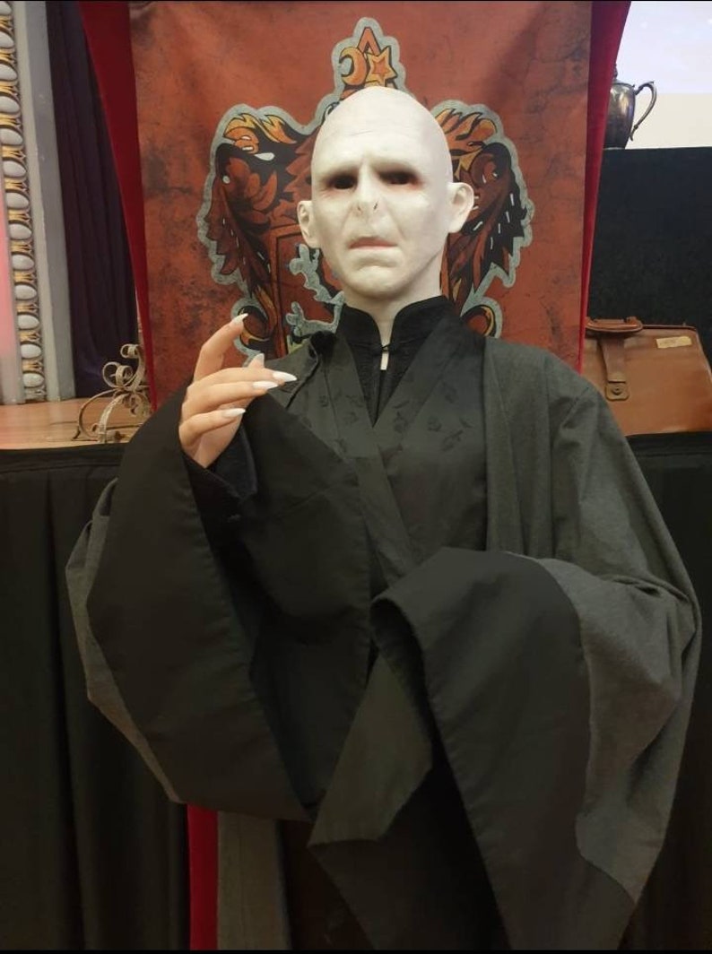 Lord Voldemort Latex Mask Cosplay Halloween Prop Bust Adult - Etsy ...
