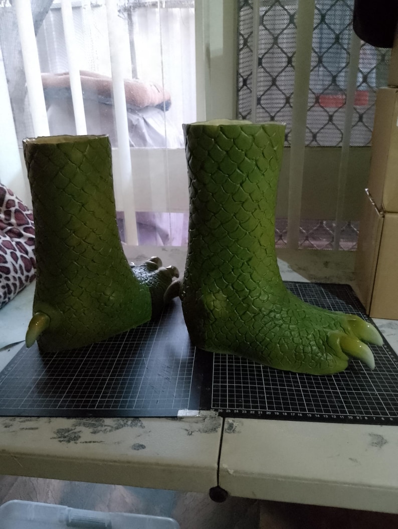 Bossk Reptilian Feet Cosplay Costume Halloween Adult Shoe Size up to 13 ...