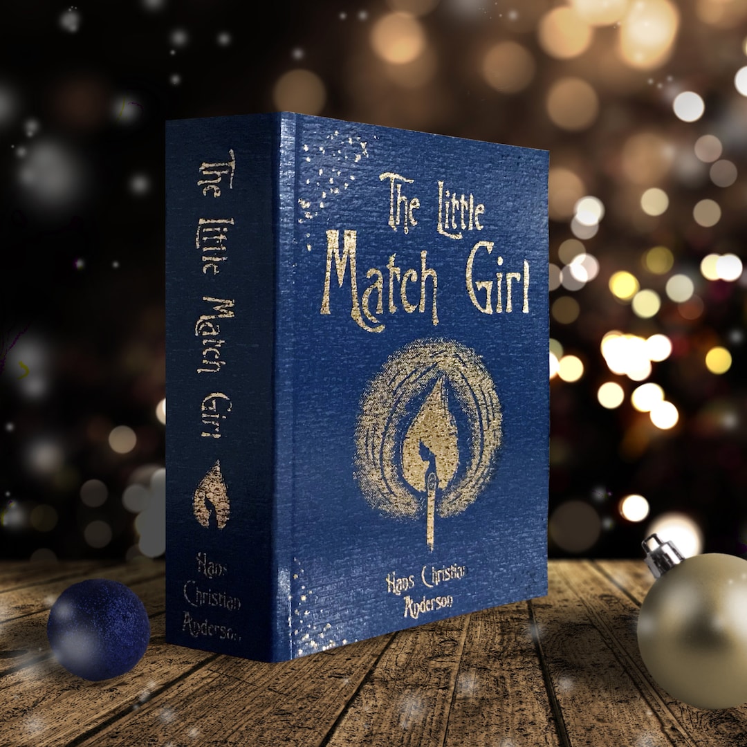 The Little Match Girl | 3D Book Cover Christmas Card - Etsy