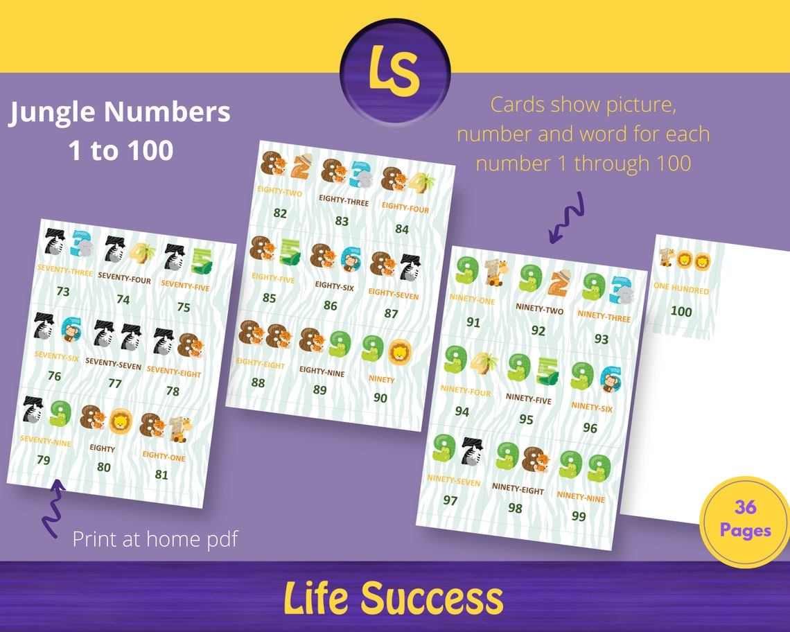 Teach Numbers 1 to 100 With This Educational Play Printable Kit ...