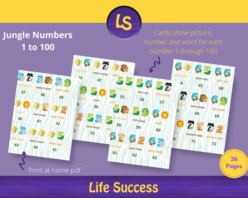 Teach Numbers 1 to 100 With This Educational Play Printable Kit ...