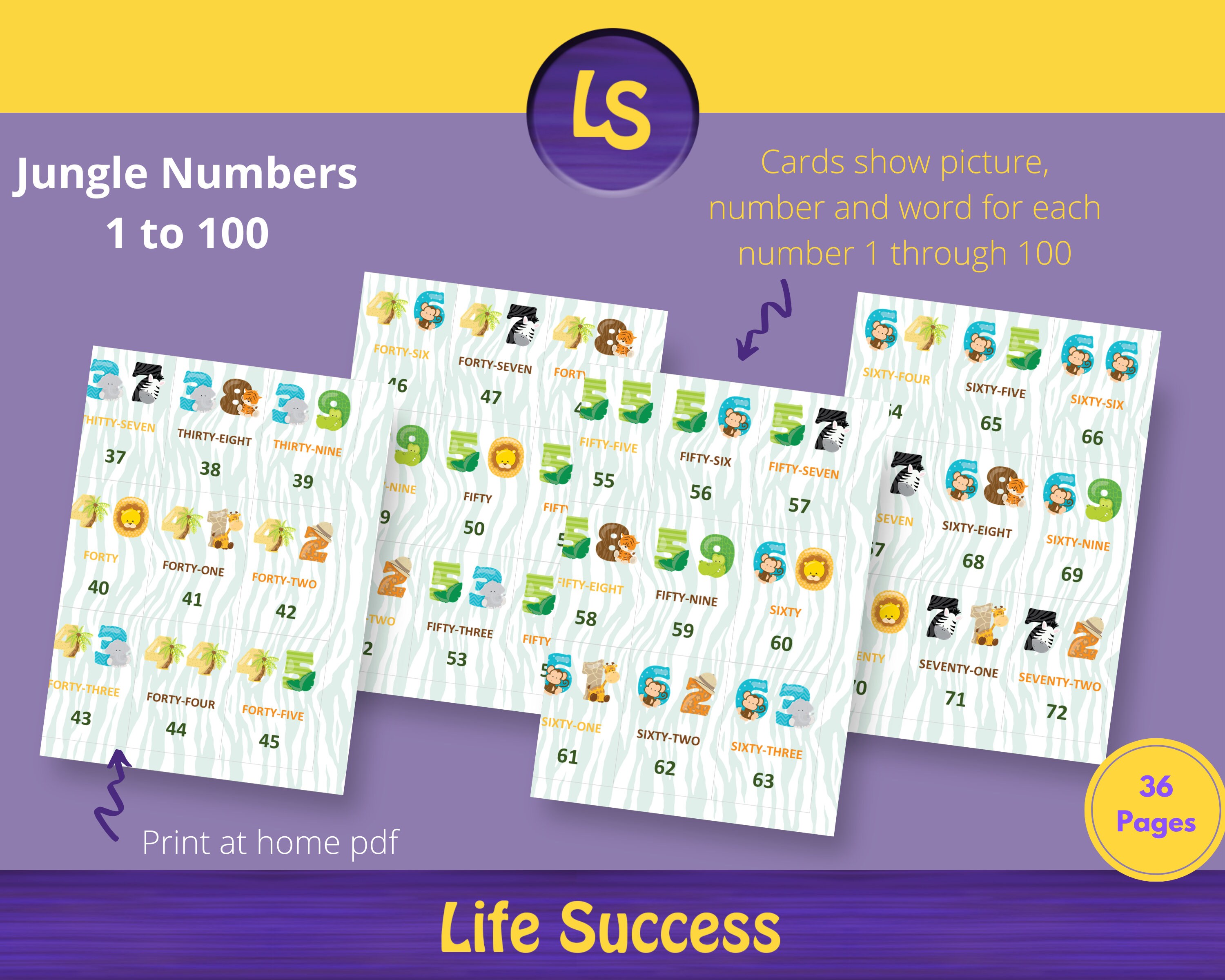 Teach Numbers 1 to 100 With This Educational Play Printable Kit ...