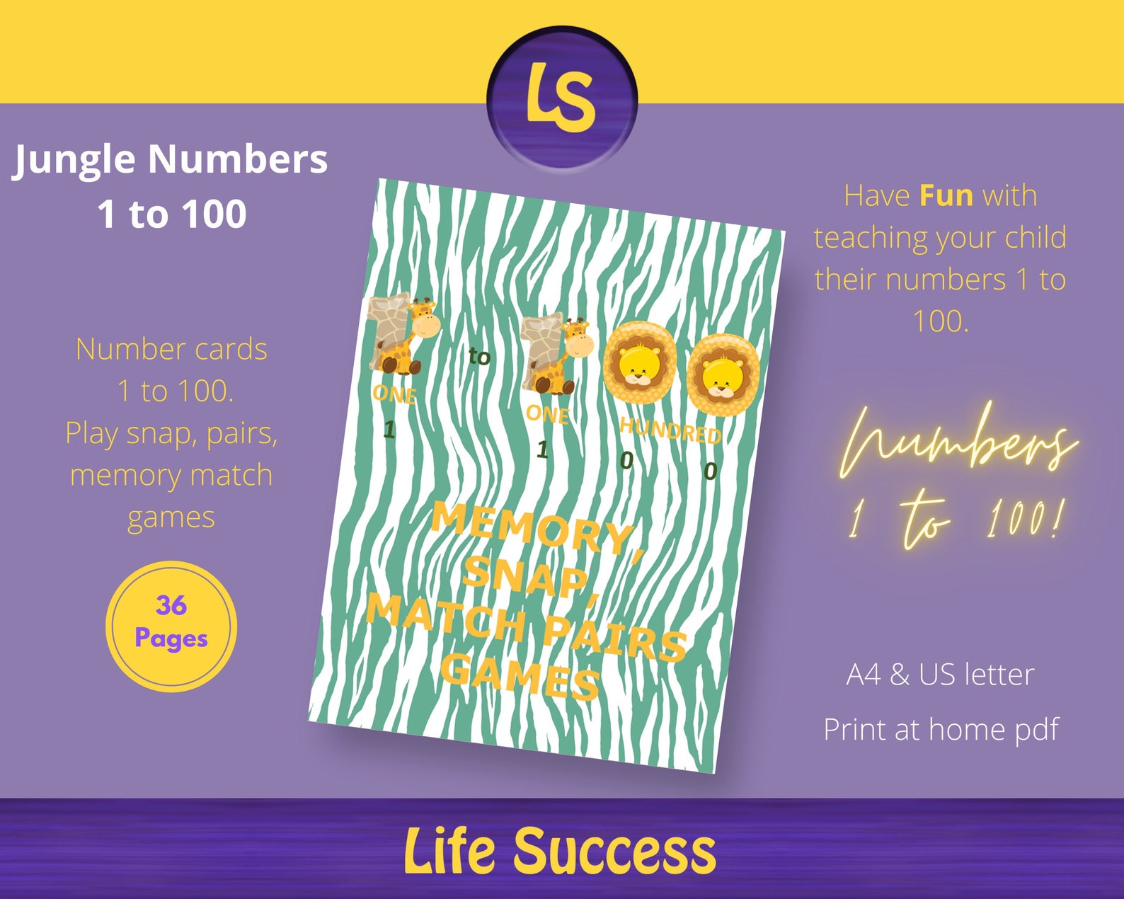 Teach Numbers 1 to 100 With This Educational Play Printable Kit ...