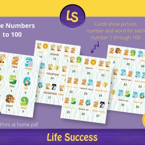 Teach Numbers 1 to 100 With This Educational Play Printable Kit ...