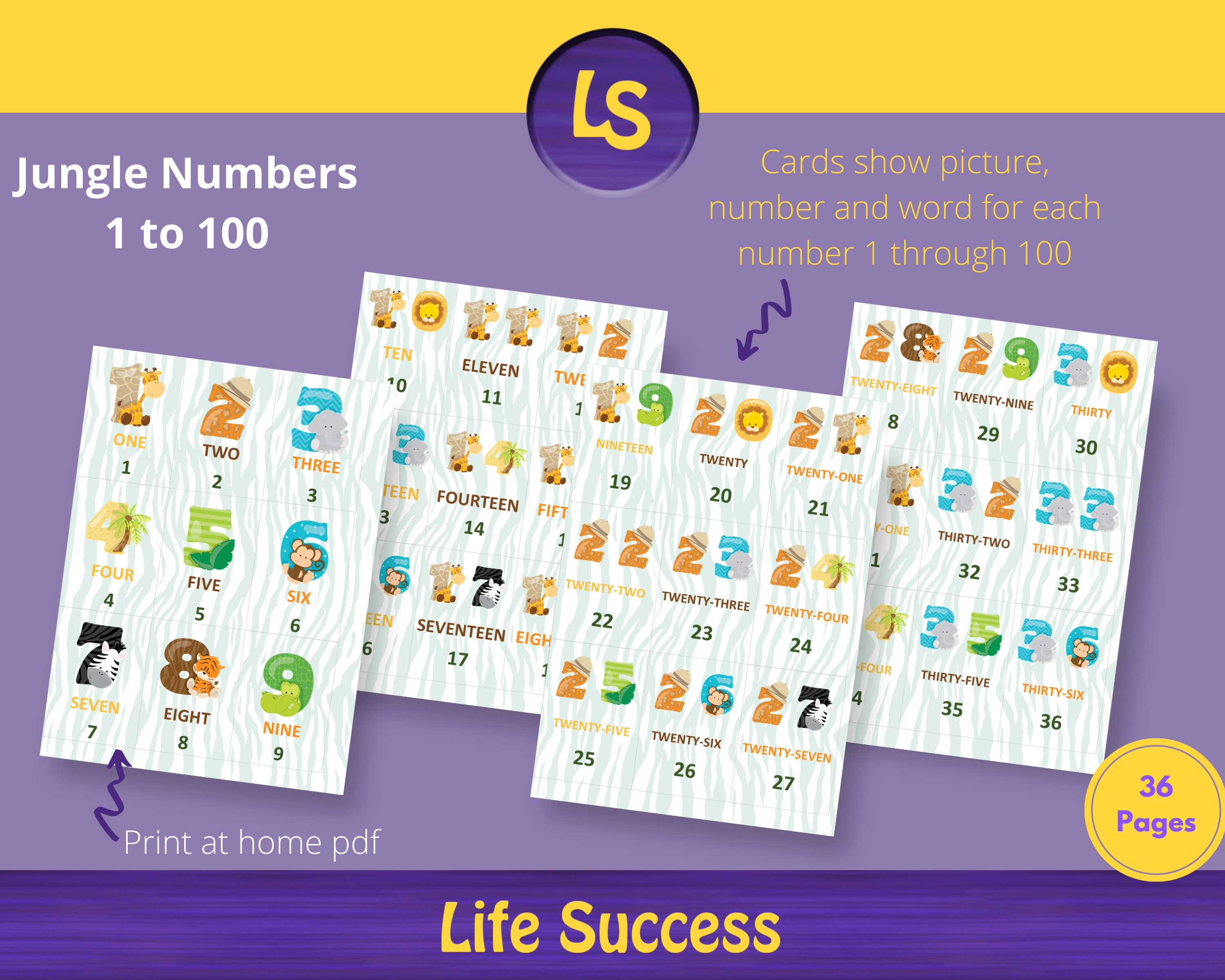 Teach Numbers 1 to 100 With This Educational Play Printable Kit ...