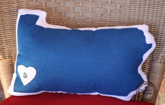 State Pillow With Custom Options - Etsy