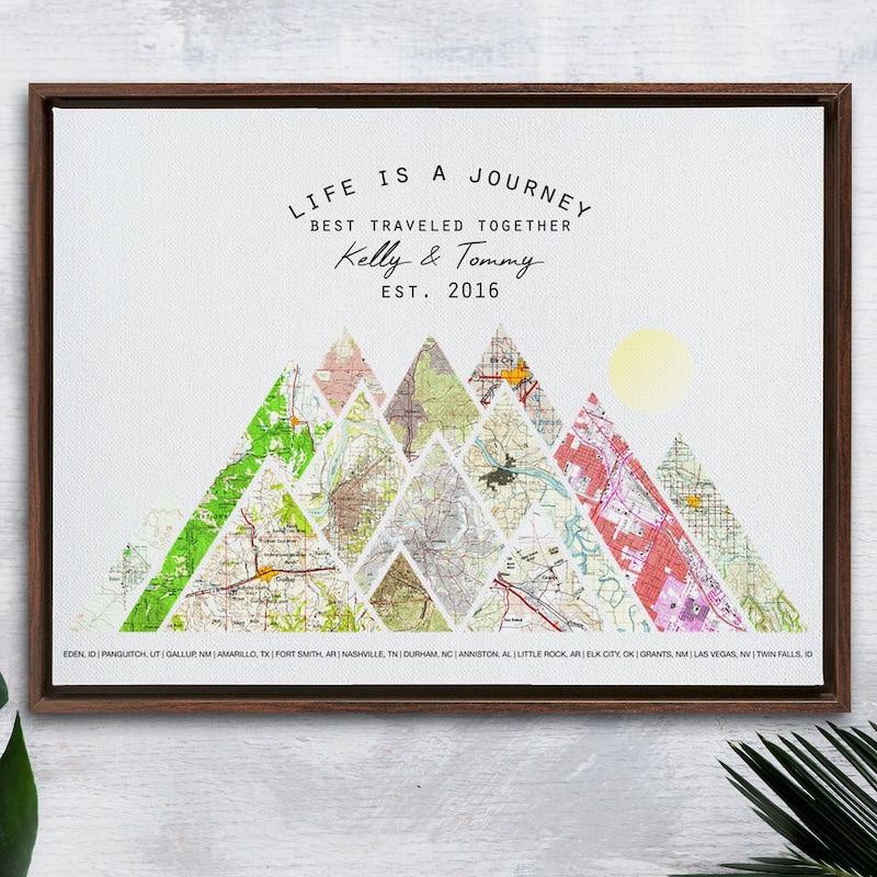 Personalized Map Art - Etsy