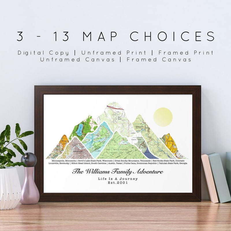 Custom Map Gifts - 60+ Gift Ideas for 2024