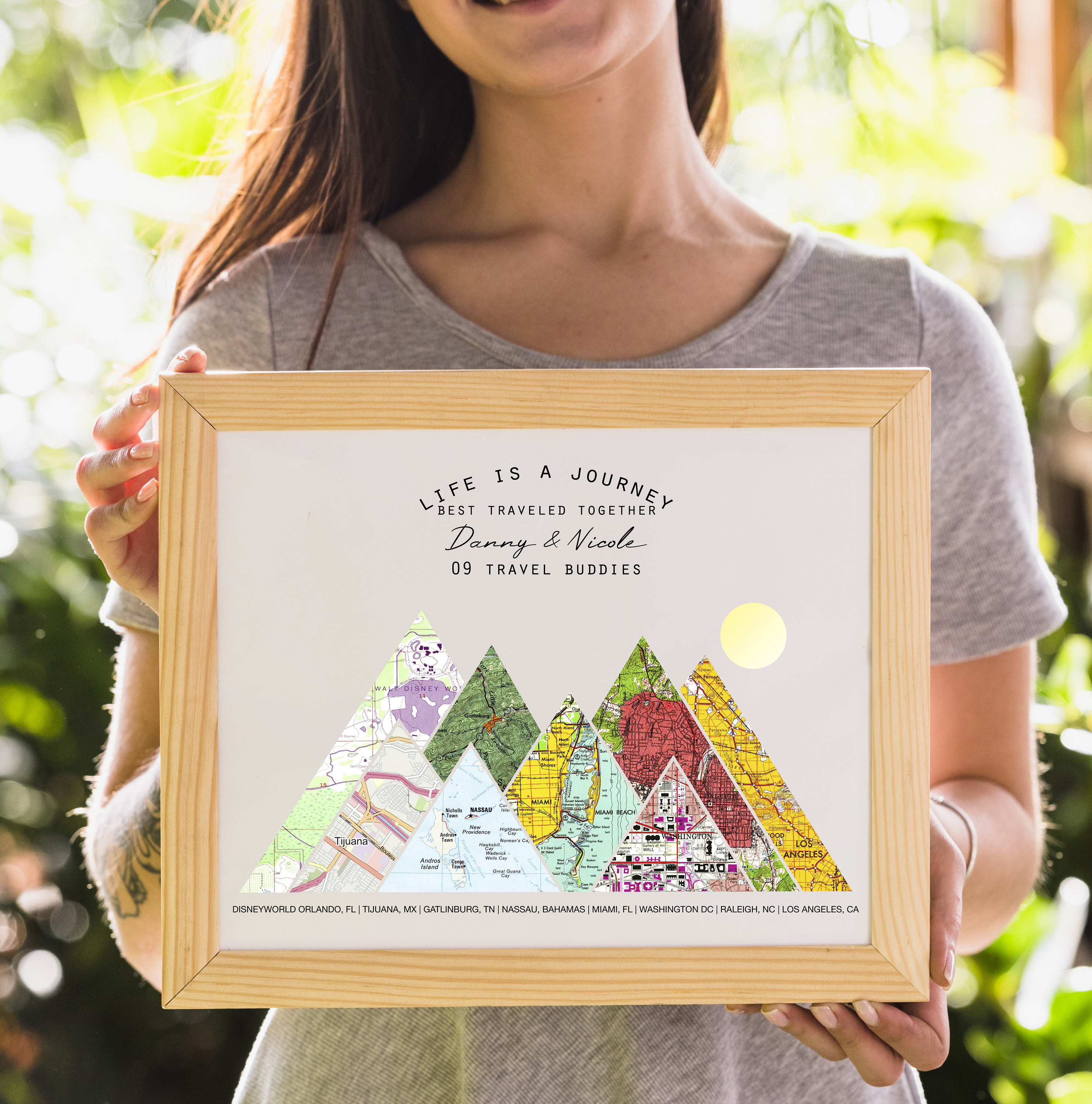 PERSONALIZED ADVENTURE MAP Mountain Wall Art Map Art Custom - Etsy Canada