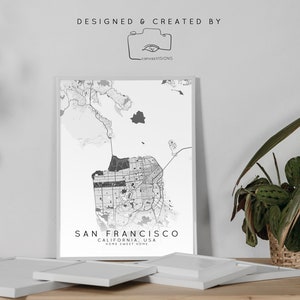 Custom Map Minimalist Map Print Personalized Map Print Set - Etsy