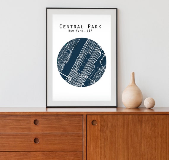 Custom Map Minimalist Map Print Personalized Map Print Set | Etsy