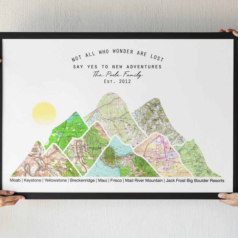 Personalized Map Art - Etsy