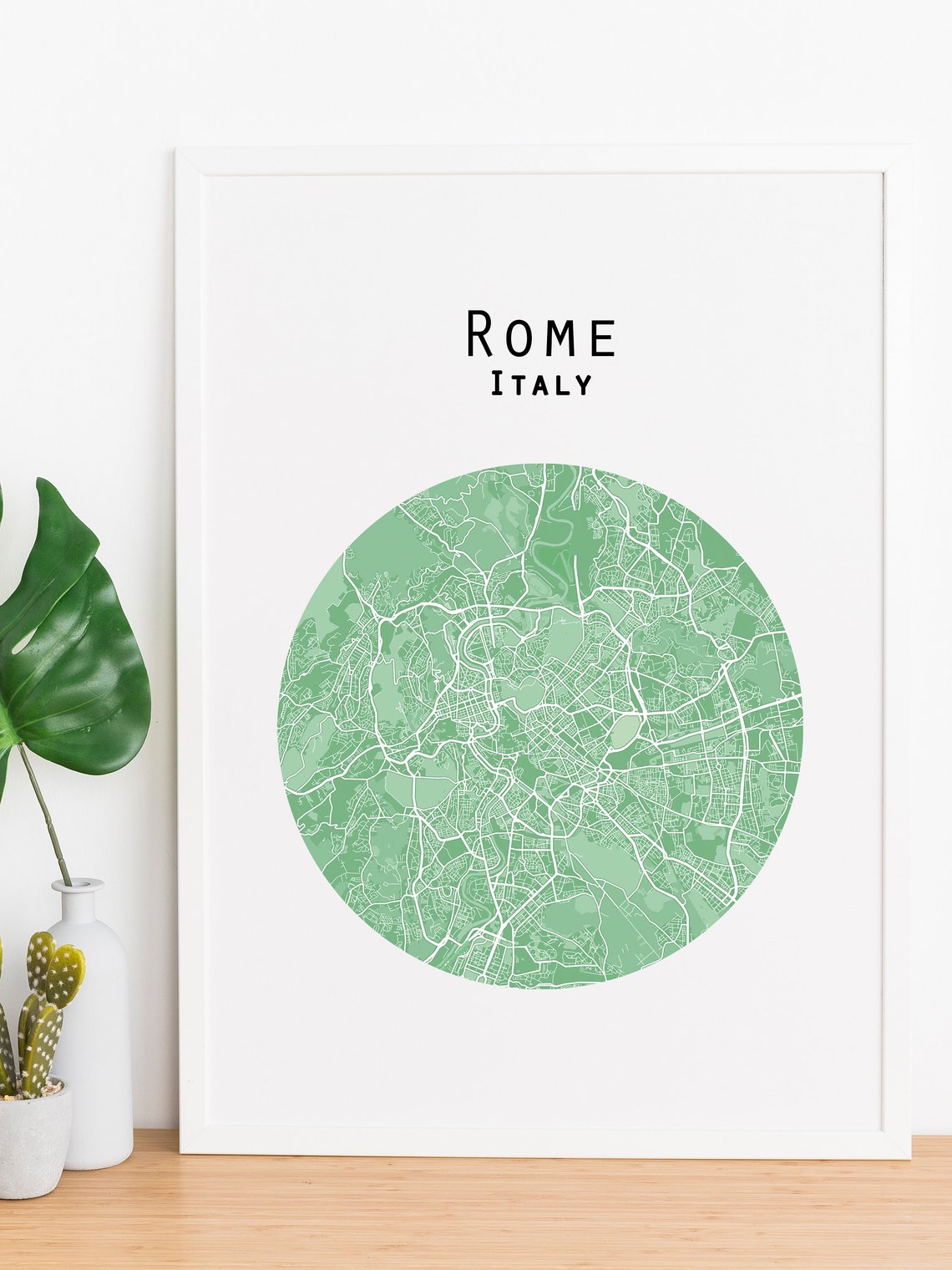 Custom Map Minimalist Map Print Personalized Map Print Set | Etsy