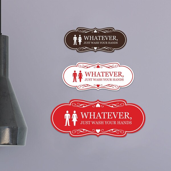 Whatever Sign - Etsy