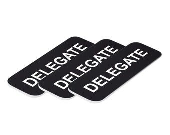 Delegate Badge - Etsy