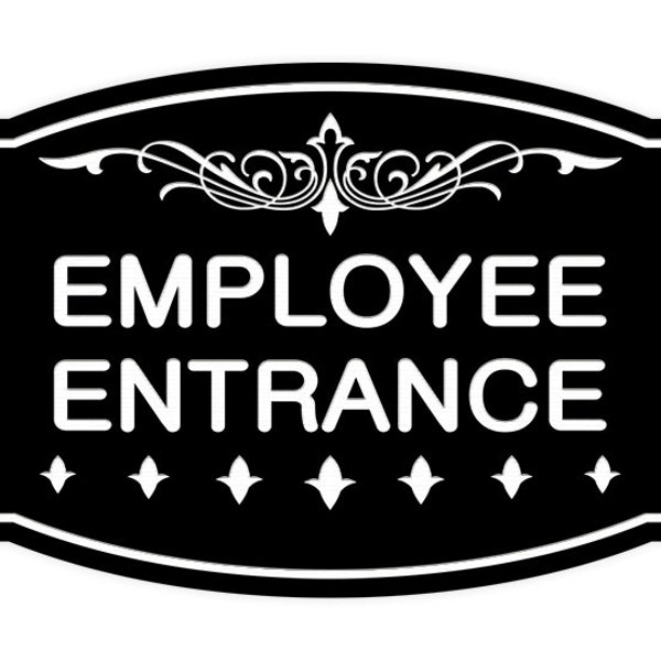 Employee Entrance Door Sign - Etsy
