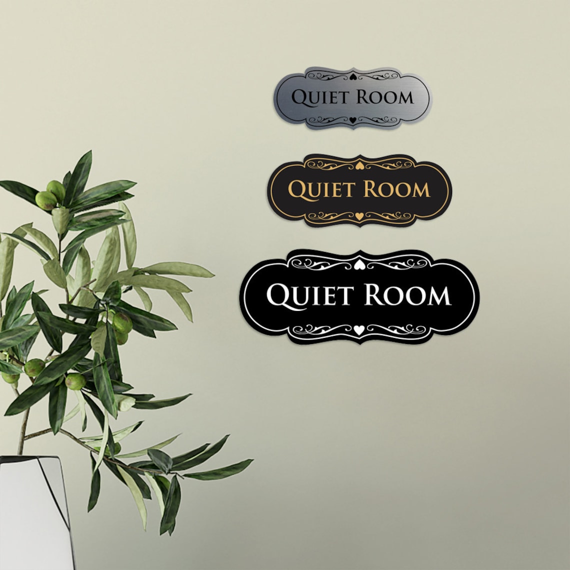 Signs Bylita Designer Quiet Room Sign - Etsy