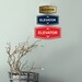 Fancy Elevator up & Down Arrows Wall or Door Sign - Etsy