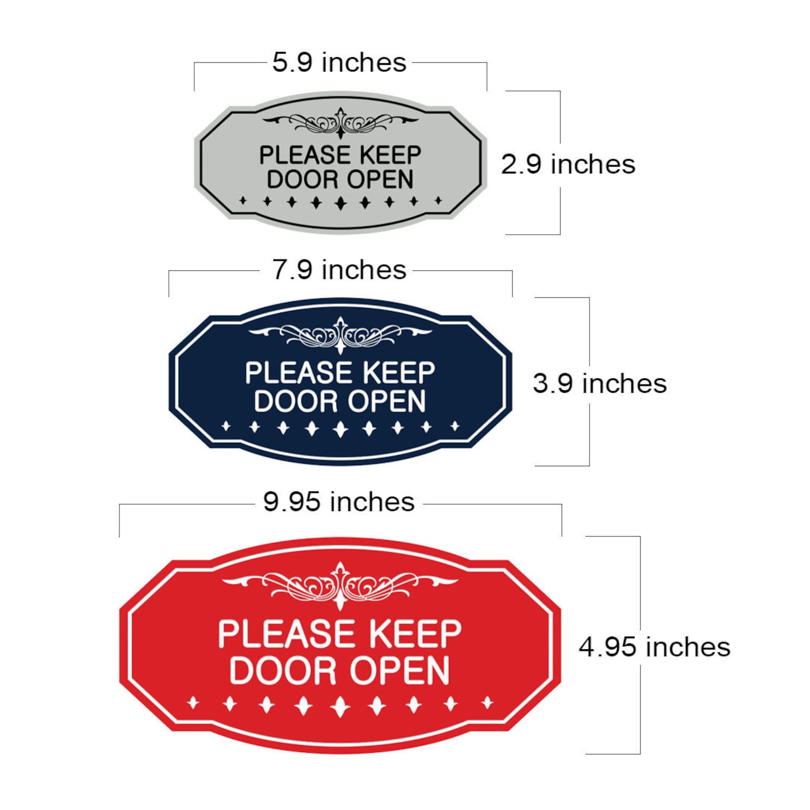 Victorian Please Keep Door Open Wall or Door Sign - Etsy