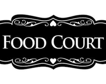 Food Court Sign - Etsy
