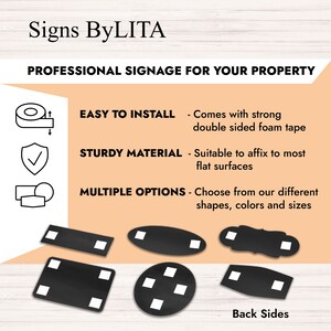 Signs Bylita Square Break Room Sign Easy Installation Durable Material ...