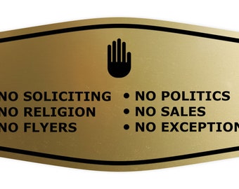 No Politics Sign | Etsy