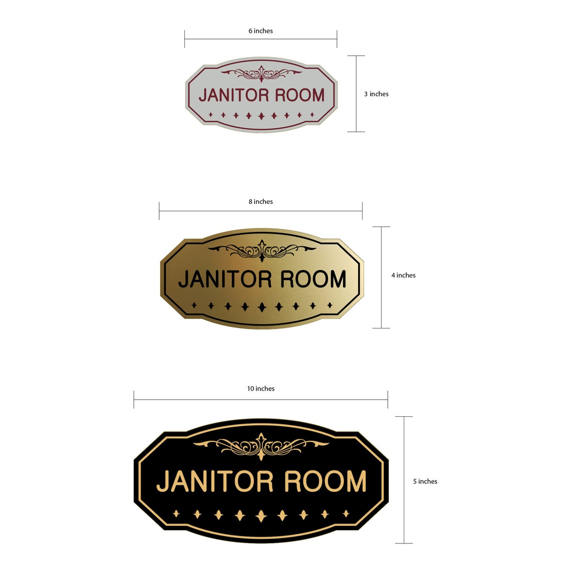 Victorian Janitor Room Sign - Etsy