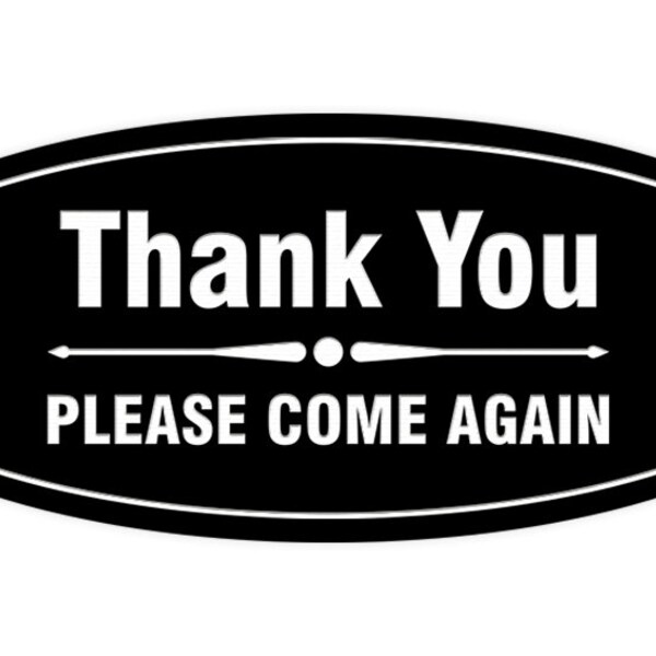 Thank You Come Again - Etsy