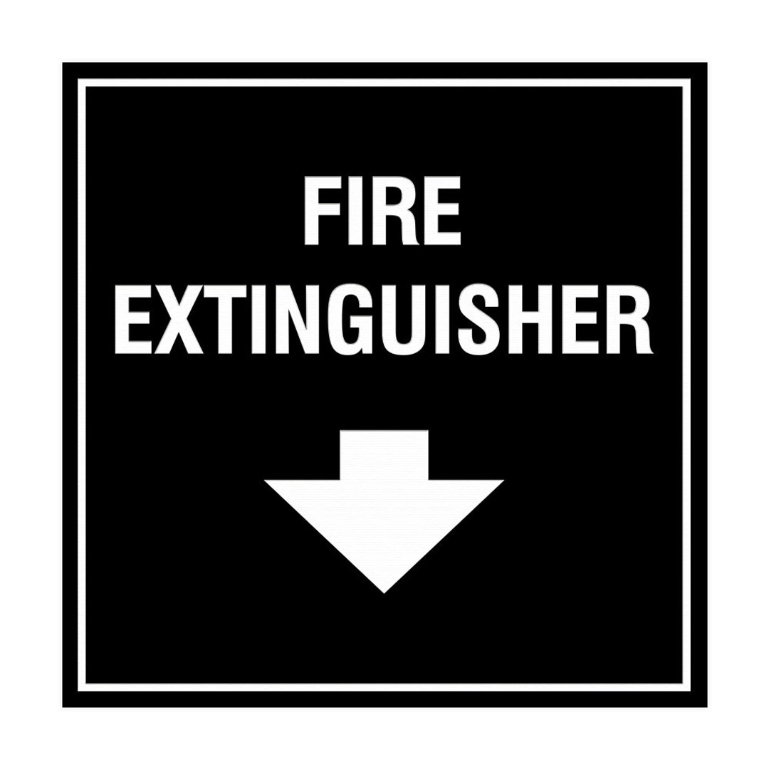 Square Fire Extinguisher Sign - Etsy