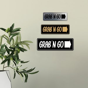 Signs Bylita Standard Grab'n Go Wall or Door Sign - Etsy