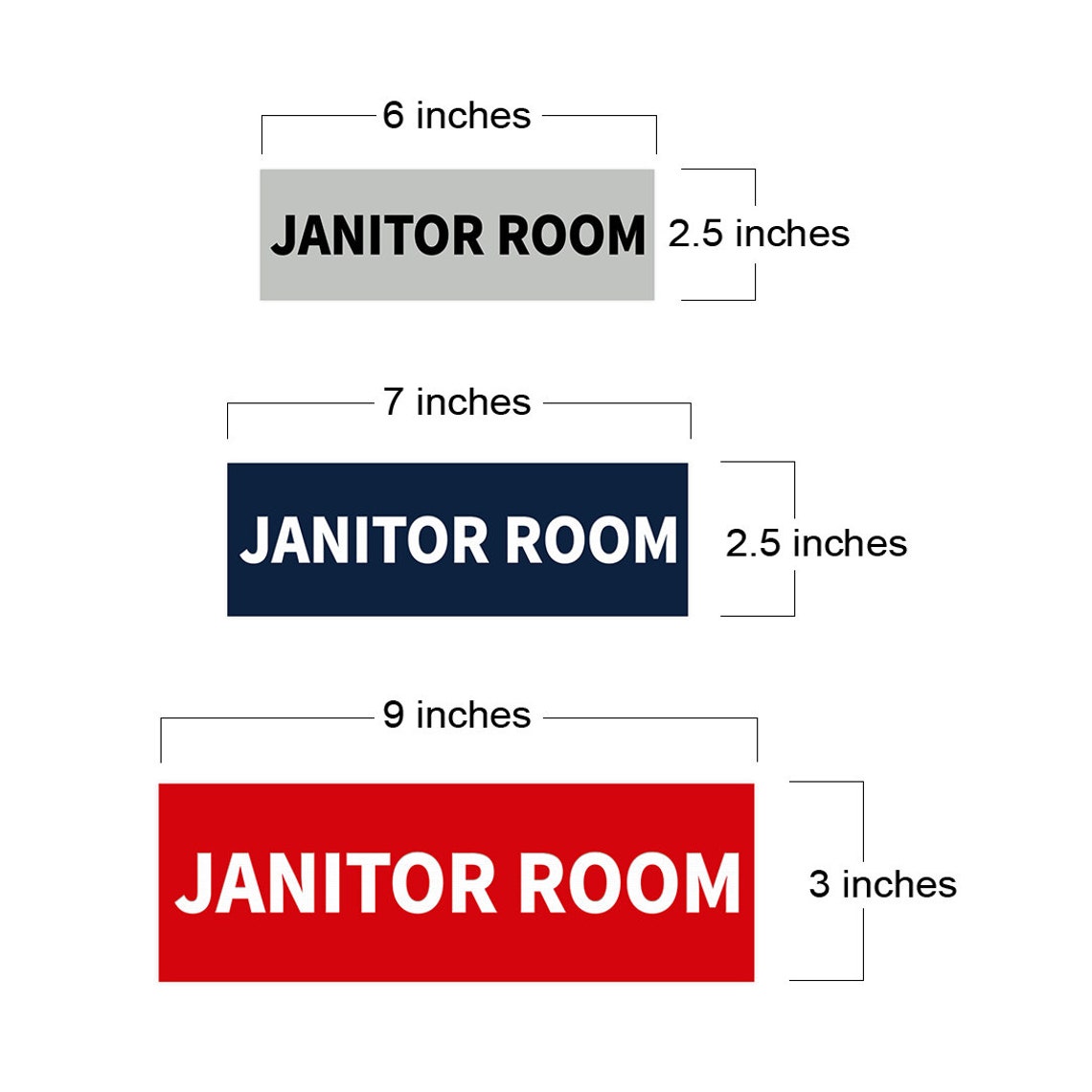 Basic Janitor Room Sign - Etsy