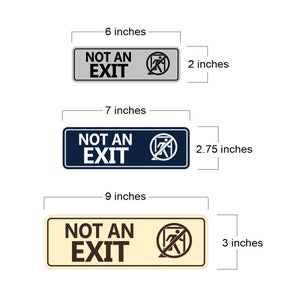 Standard NOT an EXIT stick Man Wall or Door Sign - Etsy