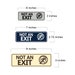Standard NOT an EXIT stick Man Wall or Door Sign - Etsy