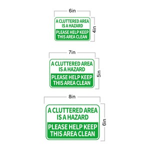 Classic Framed Plus A Cluttered Area is A Hazard Please Help Keep This ...