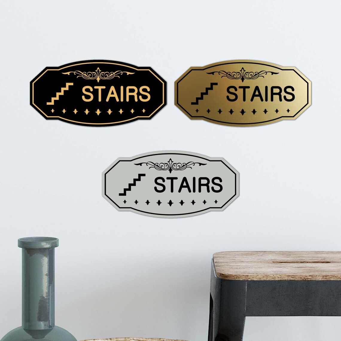 Victorian Stairs Sign | Etsy